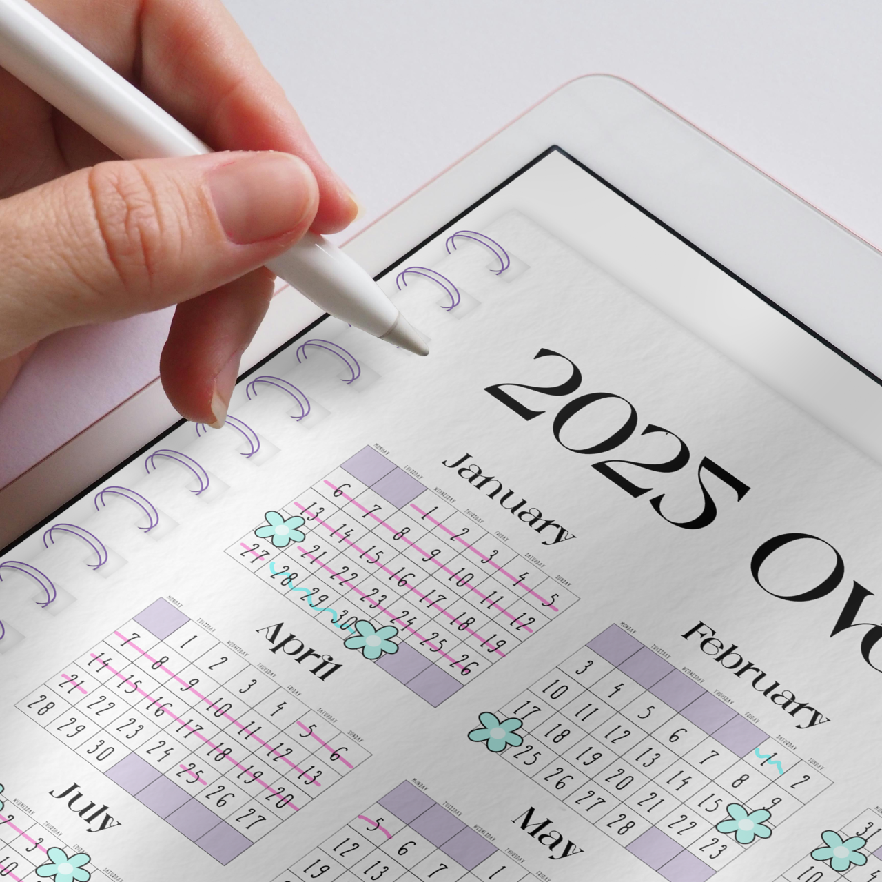 Moncai Digital Planners, Stickers and Artwork