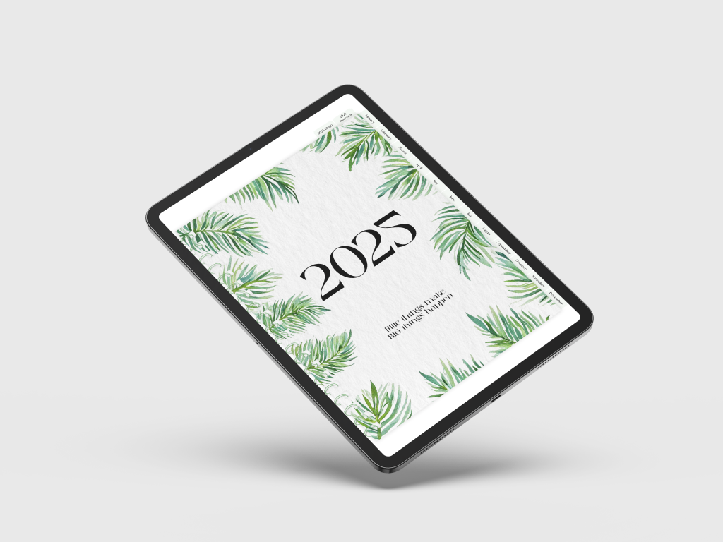 2025 Weekly Palms Paper Planner - moncaí